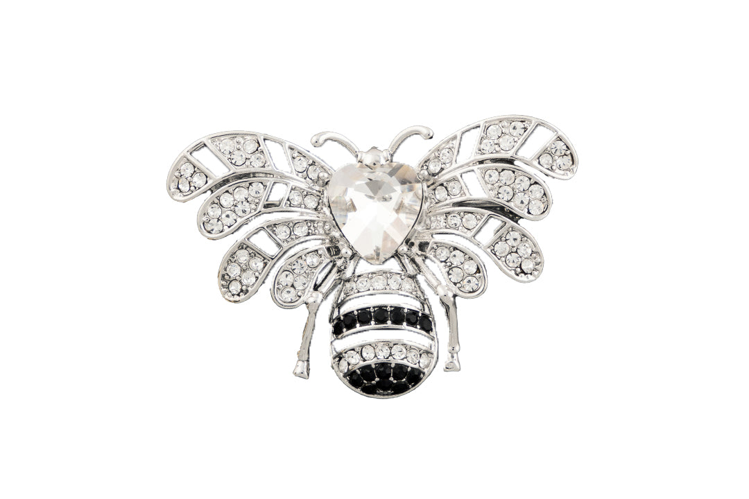 Silver Honey Bee Sparkle Brooch – Chester Zoo Enterprises Ltd