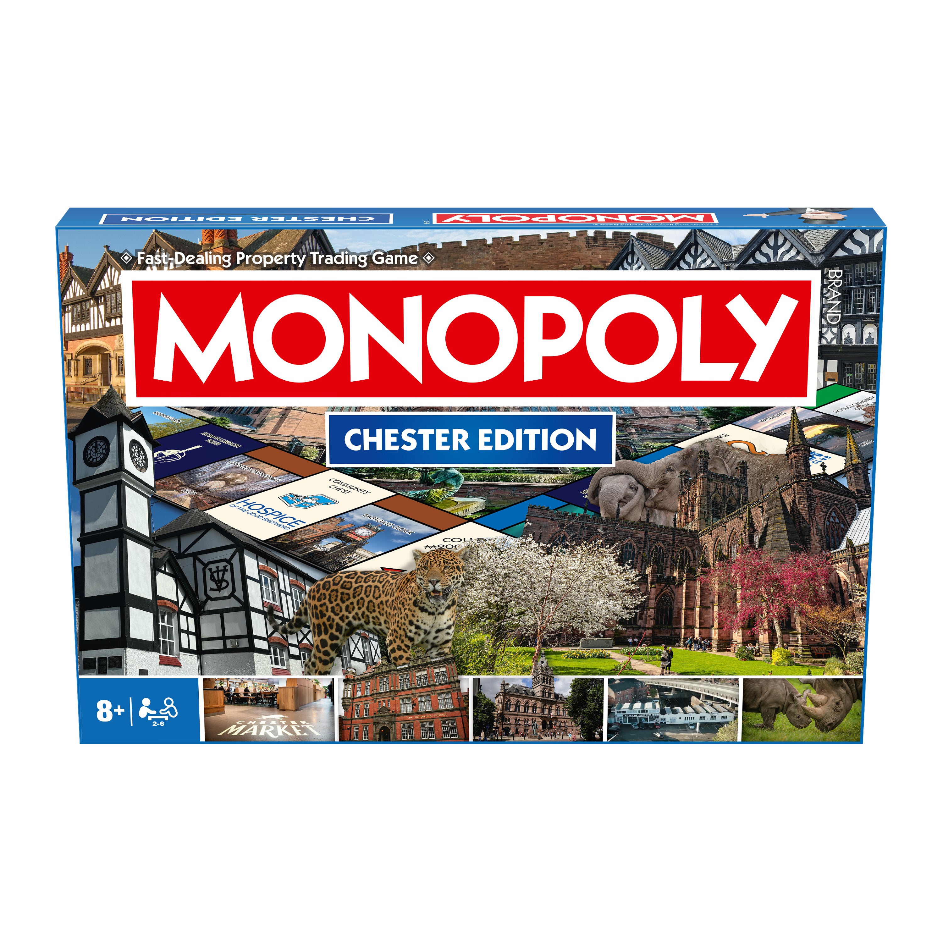 Chester Monopoly Board Game - With Chester Zoo property – Chester Zoo ...
