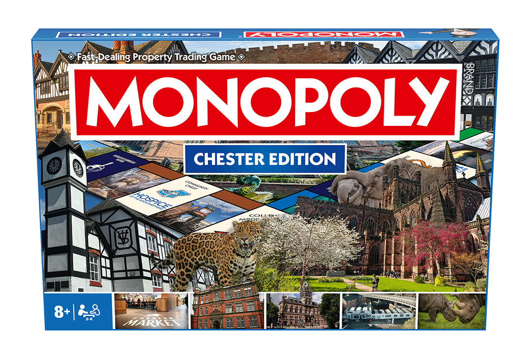 Chester Monopoly Board Game - With Chester Zoo property – Chester Zoo ...