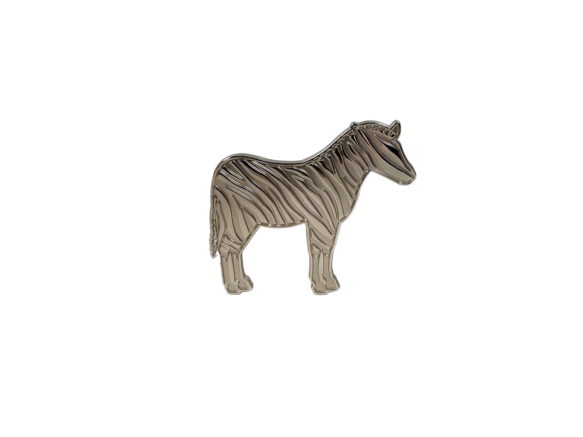 Zebra Metal Pin Badge – Chester Zoo Enterprises Ltd