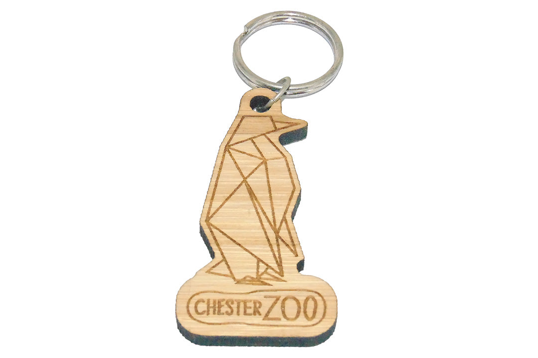 Chester Zoo Penguin Bamboo Keyring – Chester Zoo Enterprises Ltd