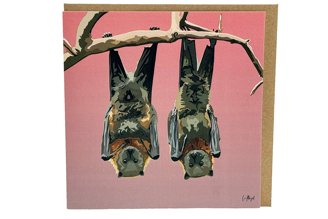 Bats Greetings Card – Chester Zoo Enterprises Ltd