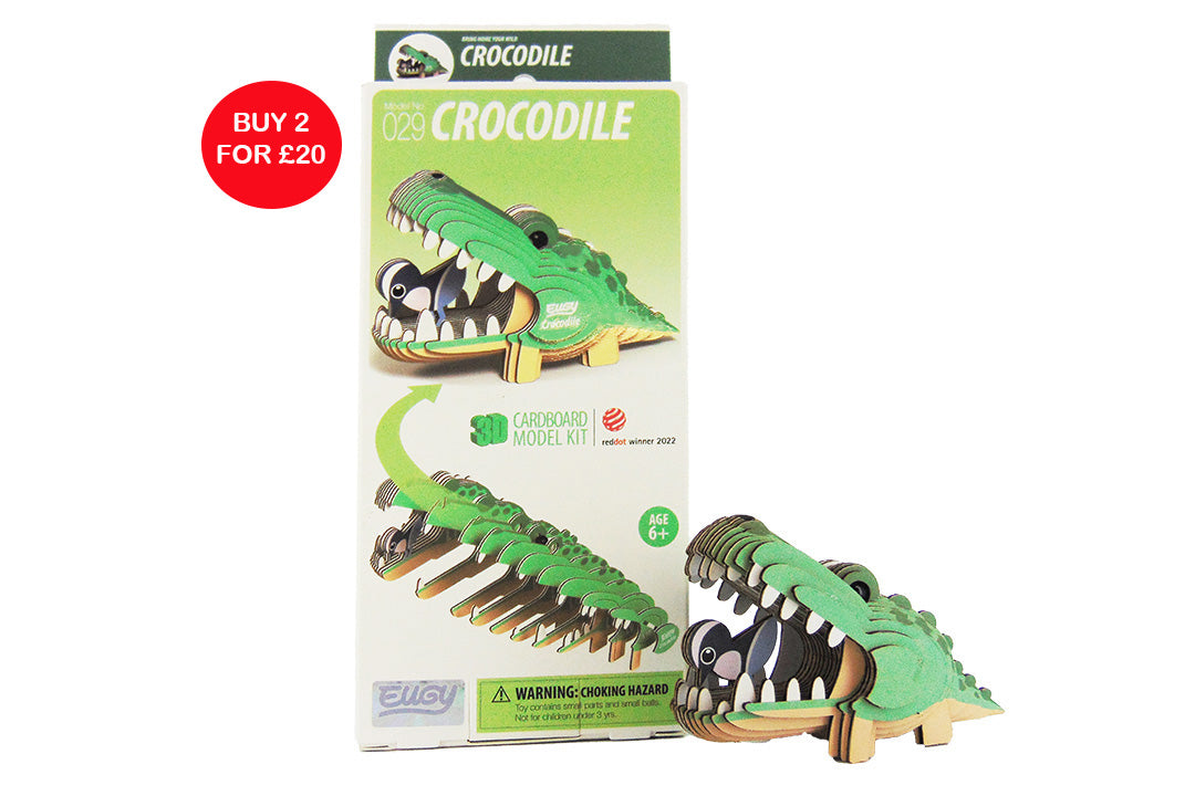 SPECIAL OFFER* - Crocodile 3D Model Kit – Chester Zoo Enterprises Ltd