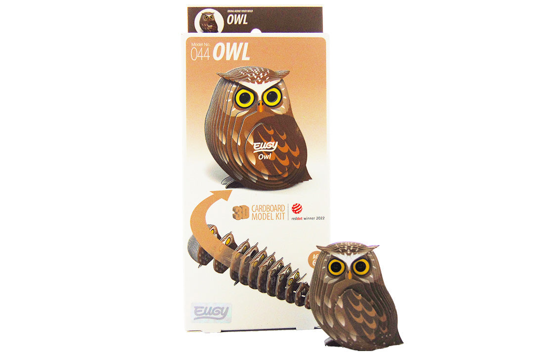 Owl 3D Model Kit – Chester Zoo Enterprises Ltd