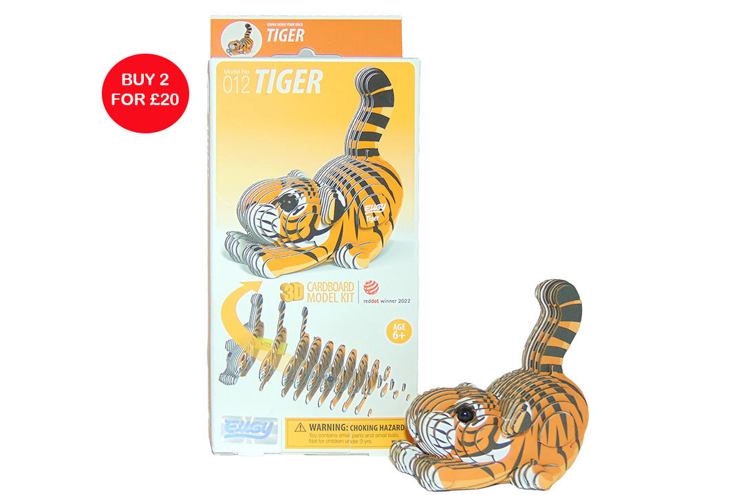 SPECIAL OFFER* - Tiger 3D Model Kit – Chester Zoo Enterprises Ltd